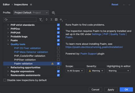 Psalm Phpstorm Documentation Psalm Phpstorm Documentation