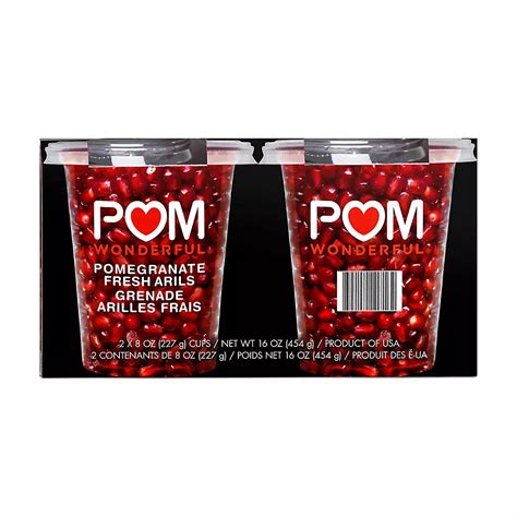 Pom Wonderful Pomegranate Arils 2 Pk 8 Oz Bjs Wholesale Club