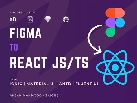 Psdxdfigmasketch Conversion To Reactjs Using Javascript Or