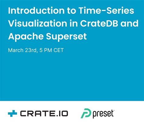 Attend An Apache Superset™ Demo Or Meetup Events Preset