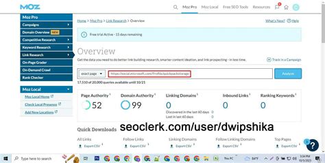 Do Manually 20 Dofollow Profile Backlinks Da 100 80 Dr 99 70 For 5