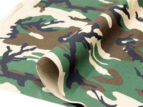 Camouflage Duck Cloth