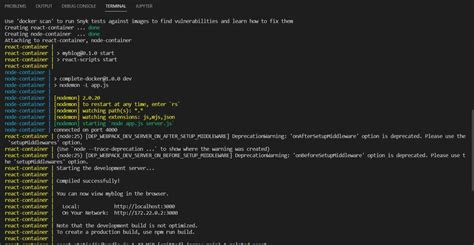 How To Deploy A Multi Container React Js And Node Js Application With Docker Compose Dev Community