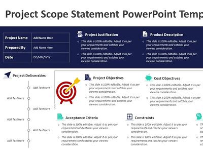 Project Scope Statement PowerPoint Template by Kridha Graphics on Dribbble
