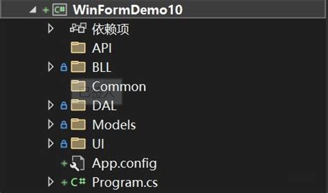 WinForm十项目框架结构 知乎