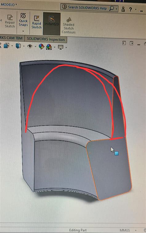 How To Curve This Object R Solidworks
