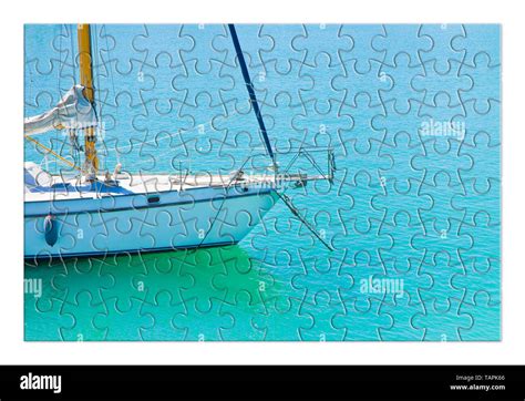 Learning To Ride On A Sailboat Step By Step Concept Image In Puzzle