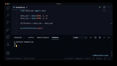 Find The Number Of Days Between Two Dates In Python Codevscolor