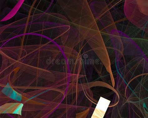 Abstract Fractal Motion Concept Effect Ethereal Wallpaper Banner