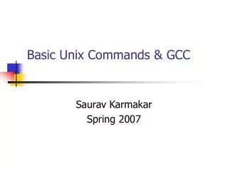 PPT - Basic UNIX Commands PowerPoint Presentation, free download - ID:4318416