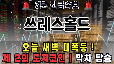 쓰레스홀드 드디어 미국이 승인 했네요 바로 00시간 폭등 확정 입니다쓰레스홀드 쓰레스홀드코인전망 쓰레스홀드코인 Youtube