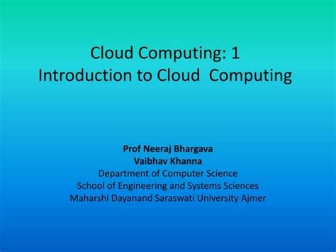 Cloud services | PPT
