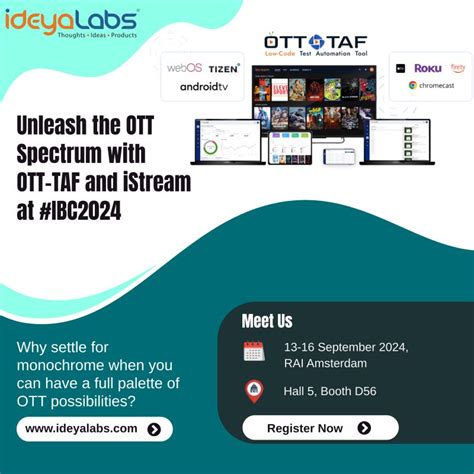Ibc2024 Ideyalabs Ottshowtime Developmentmeetsautomation Ibc2024 Automation Innovation