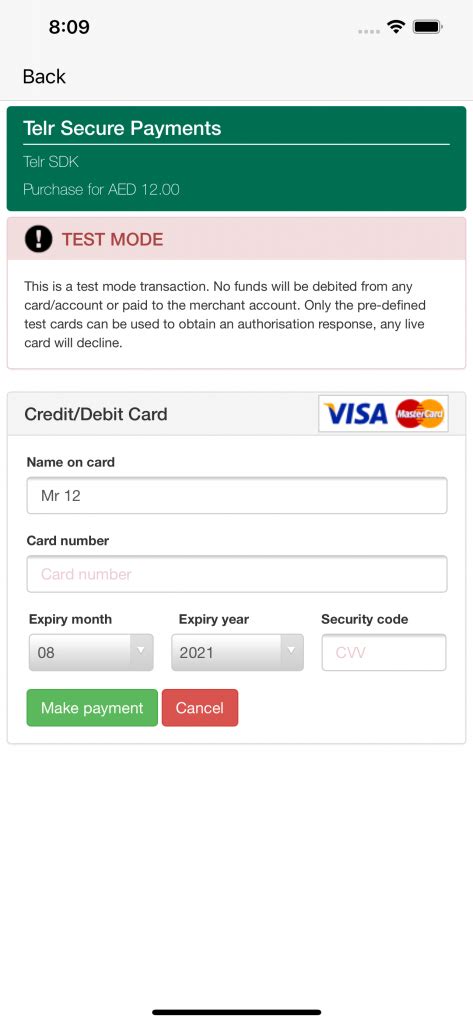 Telr Payment Gateway In Swift Mobikul Ios Telr Payment Gateway In Swift Ios