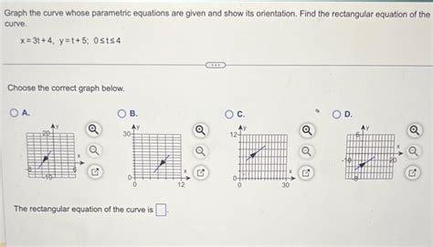 Solved Graph The Curve Whose Parametric Equations Are Given Chegg