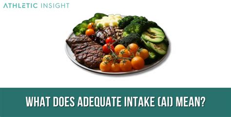 Adequate Intake Ai Definition Importance And How To Determine