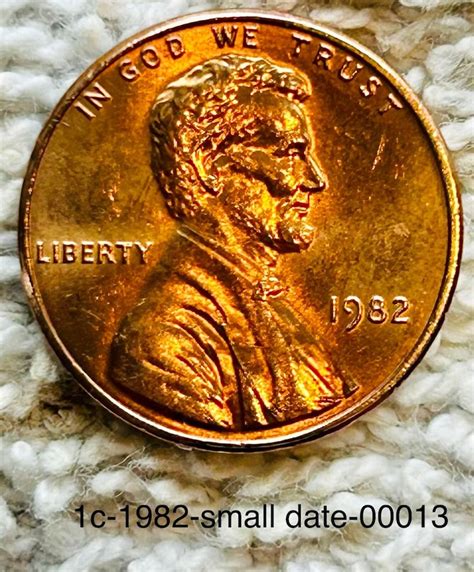 1982 Copper Penny Small Date Red Mint Condition Etsy
