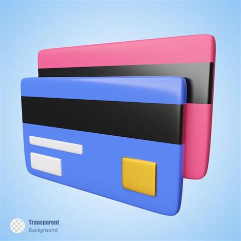 Premium Psd Credit Card In 3d Render Design