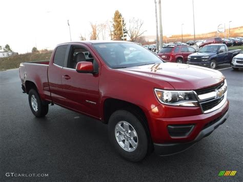 Red Rock Metallic 2016 Chevrolet Colorado Wt Extended Cab 4x4 Exterior