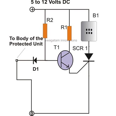 Kirk S Awesome Projects ECE Rocks Security Alarm Using The SCR