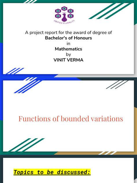 Presentation On Function Of Bounded Variations Msc Bsc Math Honours Presentation On Function Of Bounded Variations Msc Bsc Math Honours