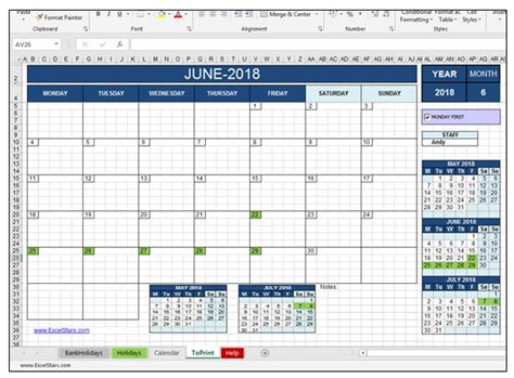 06 work calendar excel expert excel programs excel programs for