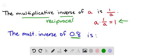 SOLVED Find The Multiplicative Inverse Numerade