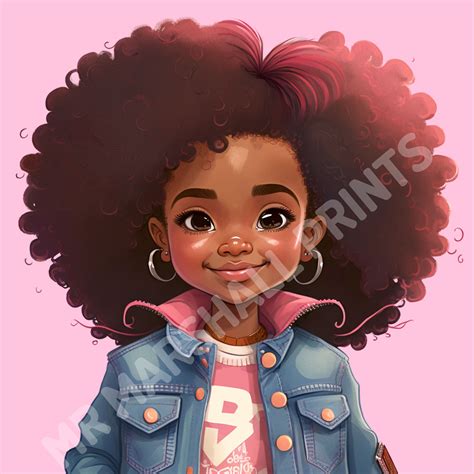 Black Girl Png Black Girl Clip Art Digital Download Bundle African