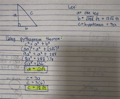 [solved] The Hypotenuse Of A Right Triangle Is Three Times The Length Of One Course Hero