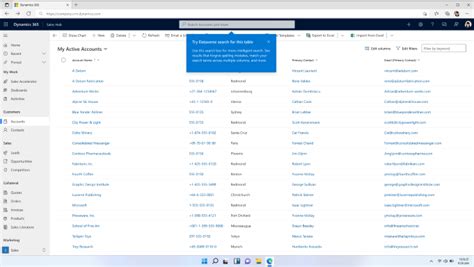 searching on a table is easier with dataverse search microsoft learn