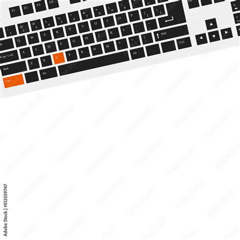 Ctrl And C Keyboard Shortcut Vector Illustration Copy Text Shortcut For Windows Devices Ctrl