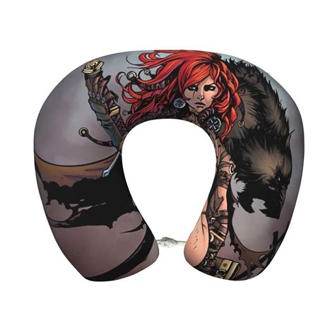 Red Sonja U Shaped Travel Pillow U Shaped Travel Pillow Portable