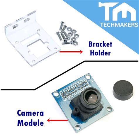 OV Bracket Holder VGA Camera Module For Arduino STEM Image Processing Shopee Malaysia