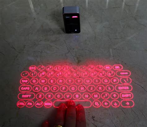 Mini Wireless Laser Projection Keyboard Bluetooth Virtual Keyboard And M