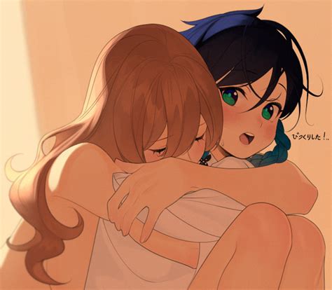 Venti And Lisa Genshin Impact Drawn By Abbystea Danbooru