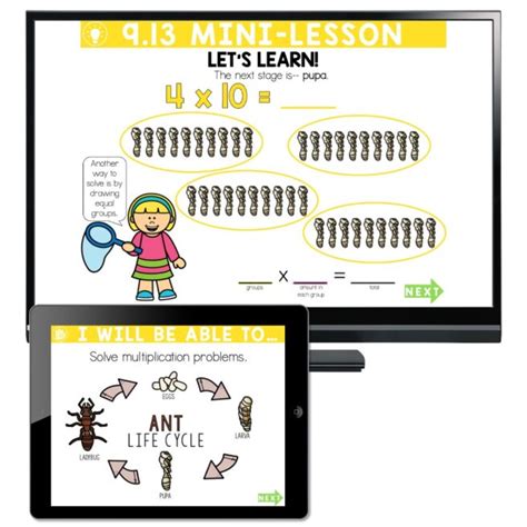 lucky to learn math lesson 9 13 multiplication teaching slides