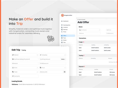 Congstruction Simplify Material Logistics By Zeroone On Dribbble