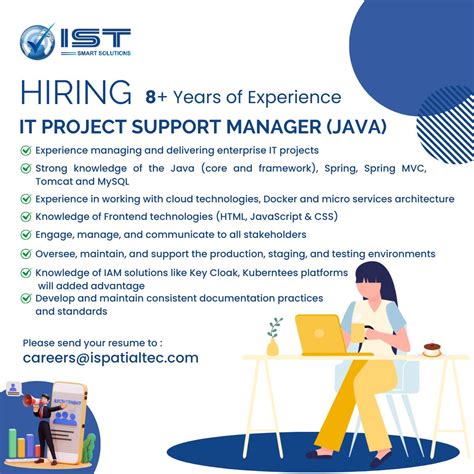 hiring java itprojectmanager abudhabi support antony john gisp