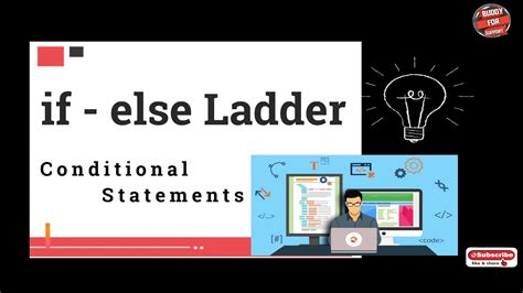 if else if ladder conditional statement programming youtube