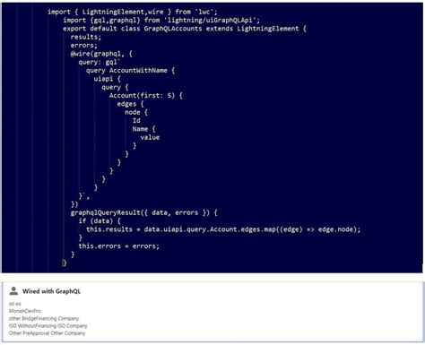 Cloudcolon On Linkedin Salesforcedevelopers Graphql Lightningdata