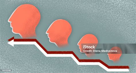 경력 성장의 일러스트 개념 프로필 얼굴 실루엣 보스와 부하를 상징하는 승진 경력 성장을 나타내는 깔창 개념에 대한 스톡 벡터