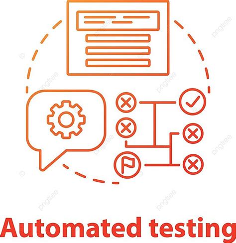 Automated Testing Software Development Coding And Maintenance Icon Vector Gradient Graphic