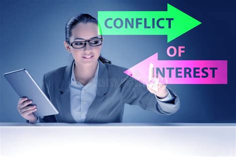 Conflict Of Interest Concept In Ethical Business Stock Image Image Of