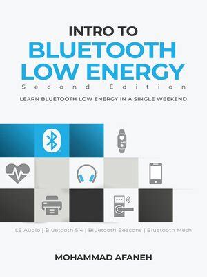 EBook Intro To Bluetooth Low Energy By Mohammad Afaneh OverDrive Free Ebooks Audiobooks