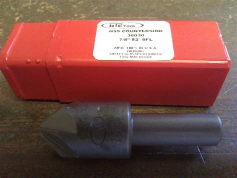 78 82degree 6 Flute High Speed Steel Chatterless Countersink North