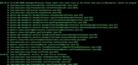 Could Not Find Decompiler Executable Decompile Decompileprocessfactory Issue