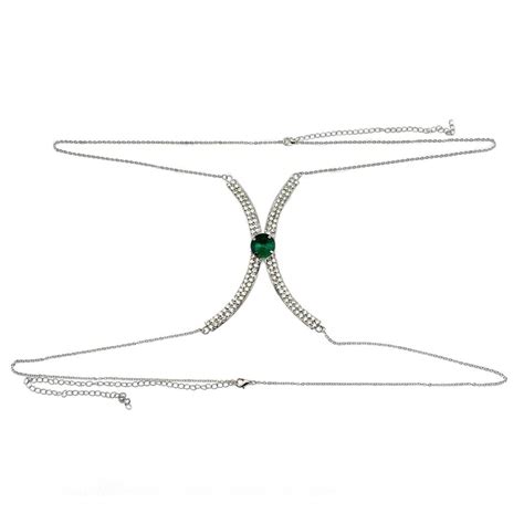 Fasijew Bralette Chain Body Chain Adjustable Luxury Dainty Golden Bra