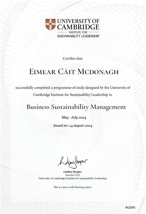 Eimear Mcdonagh On Linkedin Im Happy To Share That Ive Obtained A New Certification Business…
