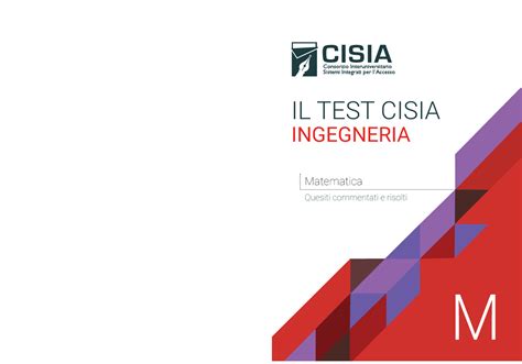 Il Test Cisia Ingegneria Matematica Vol Matematica Ingegneria Il