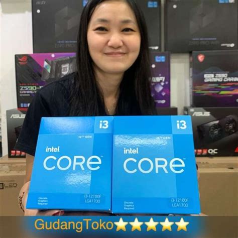 Promo Intel Core I3 12100f 33 Ghz 4 Core 8 Threads Alder Lake